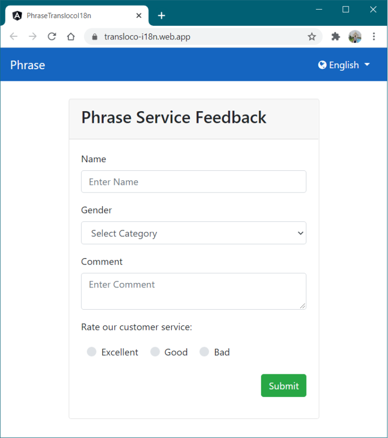 Angular Tutorial on Localizing with Transloco | Phrase